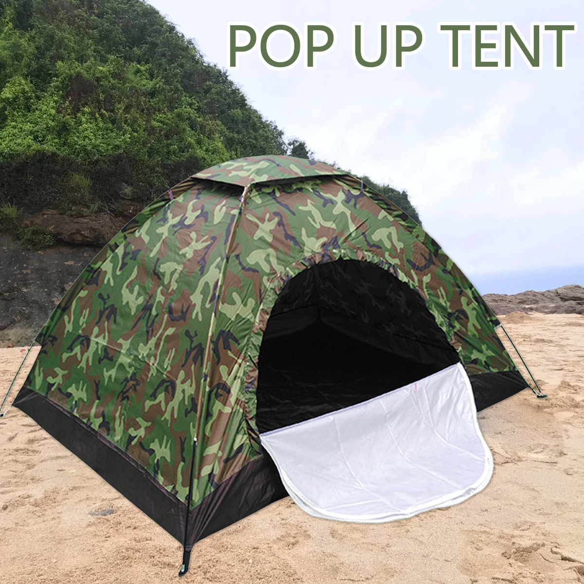 Goat Camouflage Ultralight Waterproof Cheap Camping Tent Single Layer ...